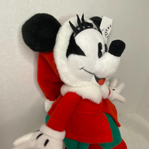 Gund | Toys | Minnie Mouse Gund Disney Vintage 9s W Santa Hat | Poshmark